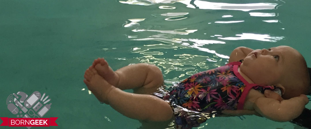 Baby swimming lessons - for safety, development and fun - Born Geek