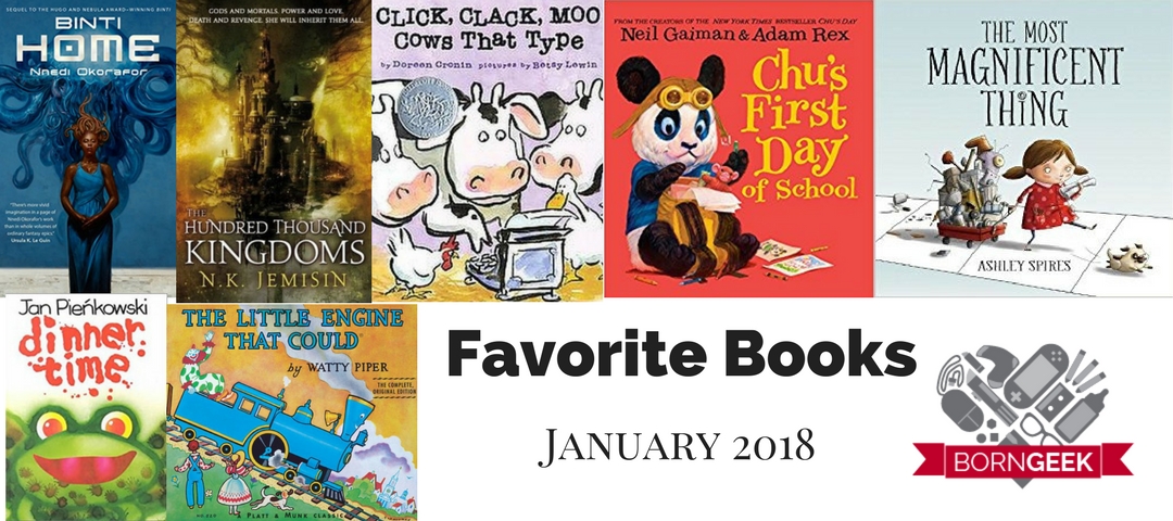 Favorite Books January 2018 - Born Geek